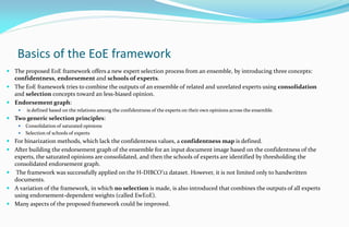 Unsupervised ensemble of experts (EoE) framework for automatic ...