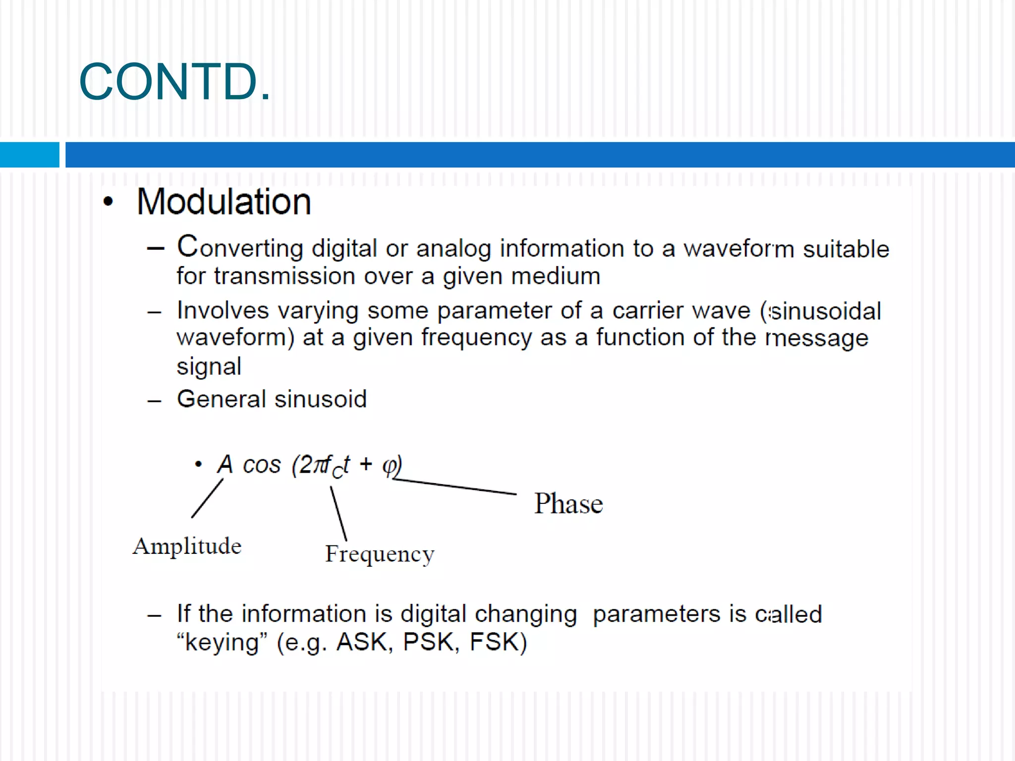 Digital Modulation Techniques Pptx Digital Audio Computer