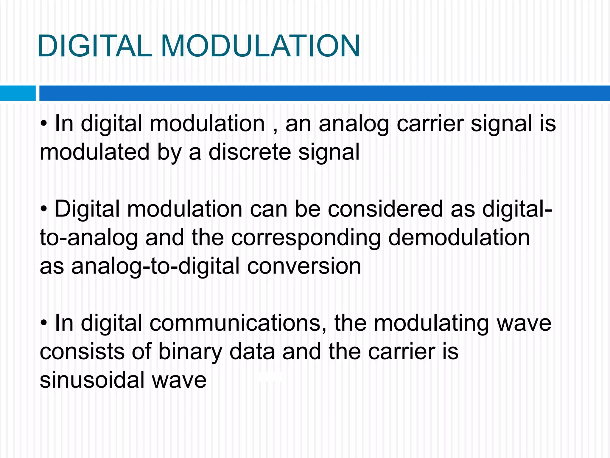 Digital modulation techniques... | PPTX