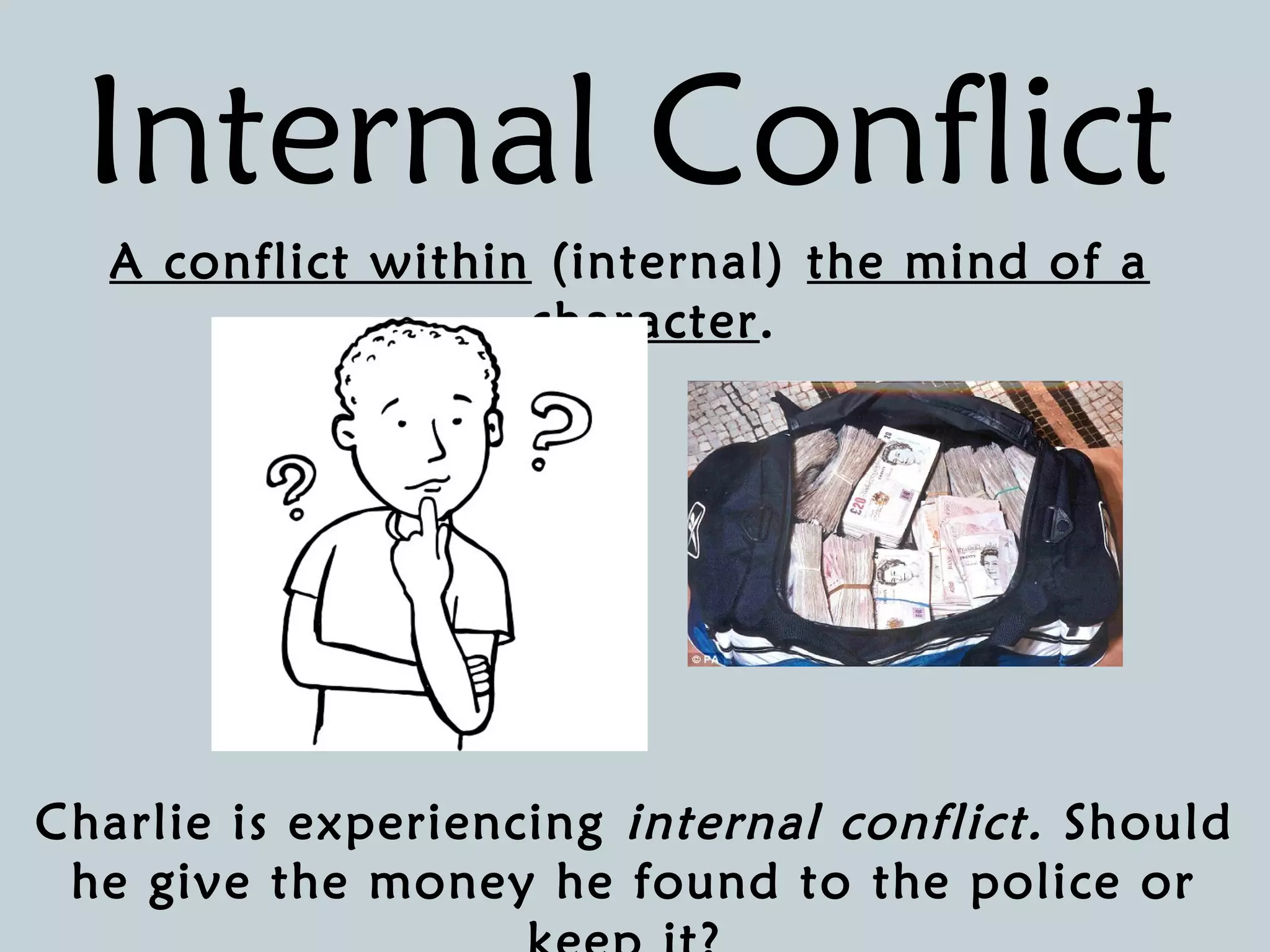 Elements of Fiction : Conflict | PPT