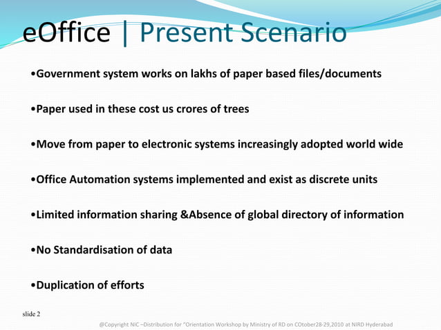 eOffice PPT New.pptx | Desktop Publishing | Computer Software and Applications