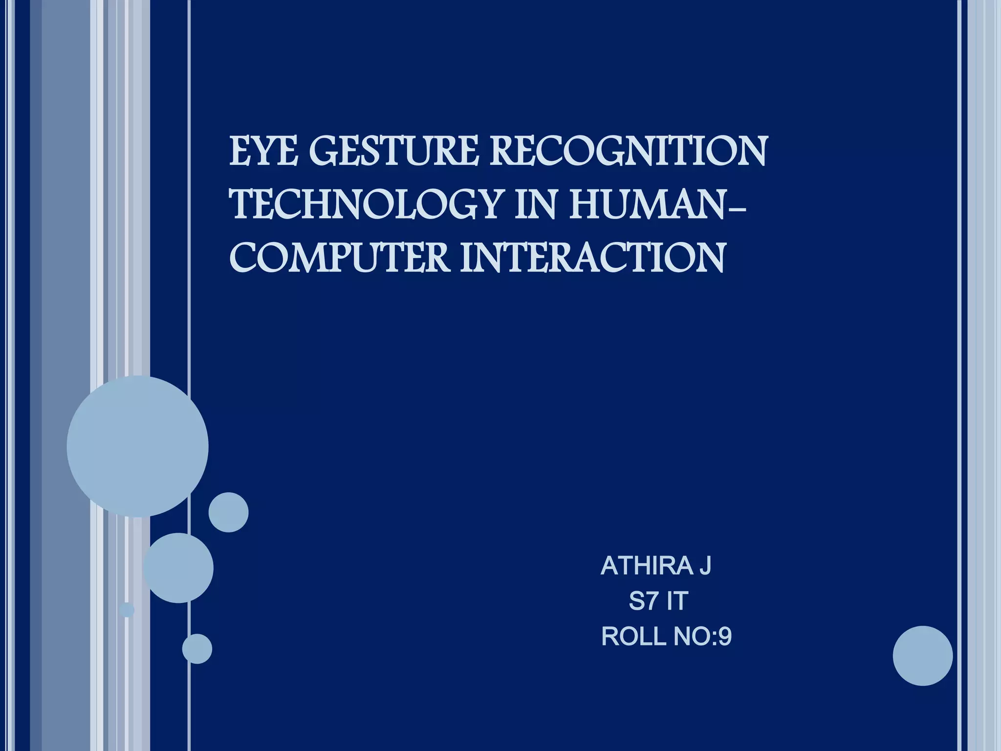 Human Computer Interaction using Eye Gesture Recognition ...