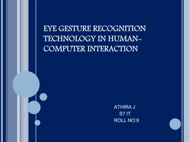 Human Computer Interaction using Eye Gesture Recognition ...