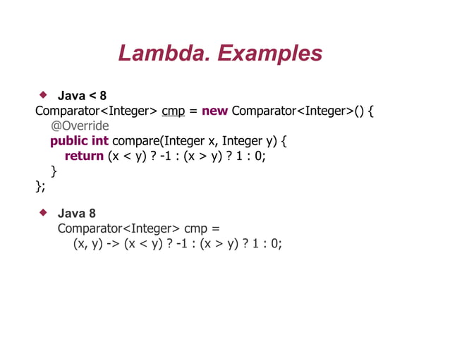 Java8: Language Enhancements | PPT