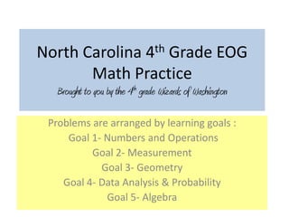 Eog math practice goal 1 | PPTX | Standardized Testing | Educational ...