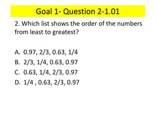 Eog math practice goal 1 | PPTX | Standardized Testing | Educational ...
