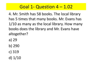 Eog math practice goal 1 | PPTX | Standardized Testing | Educational ...
