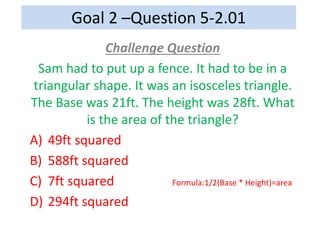 Eog math practice goal 2 | PPTX