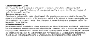 Errors & Omission Insurance - claim, dispute settlement and post claim ...