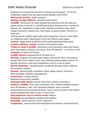 Environmental Health Notes | DOCX