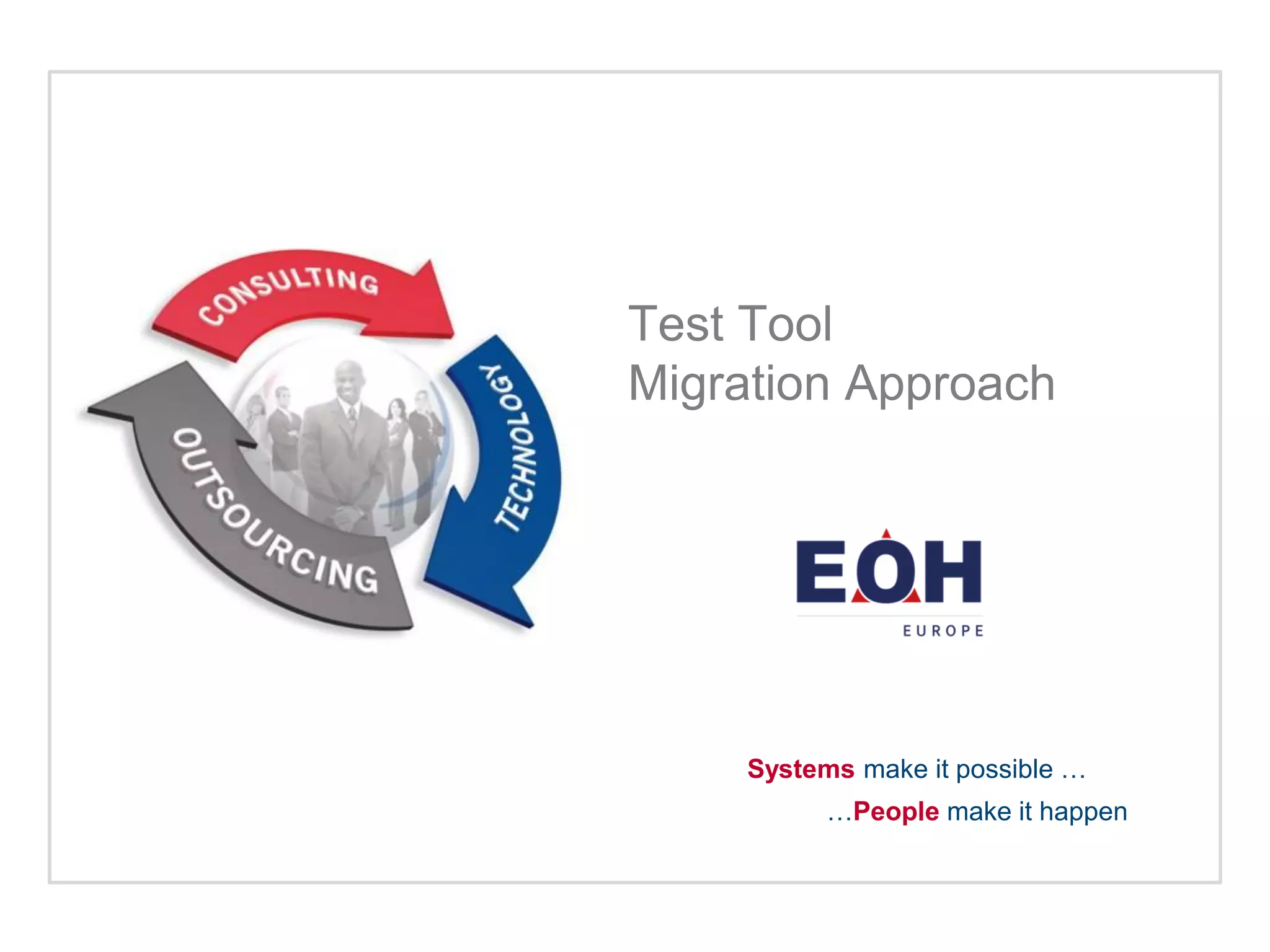 EOH Automation Tool Comparison and Migration | PPT