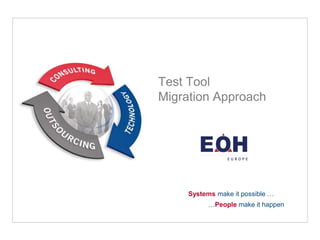 EOH Automation Tool Comparison and Migration | PPT