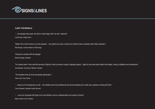 Signs & Lines Signage for Construction Industry Expression of Interest ...