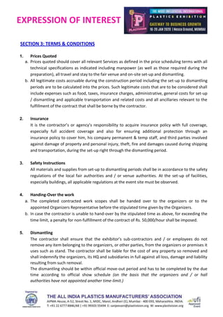 Eoi electrical contractor | PDF | Events