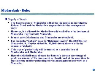 Eoif Mudarabah Musharakah | PPT | Business Accounting & Finance | Business
