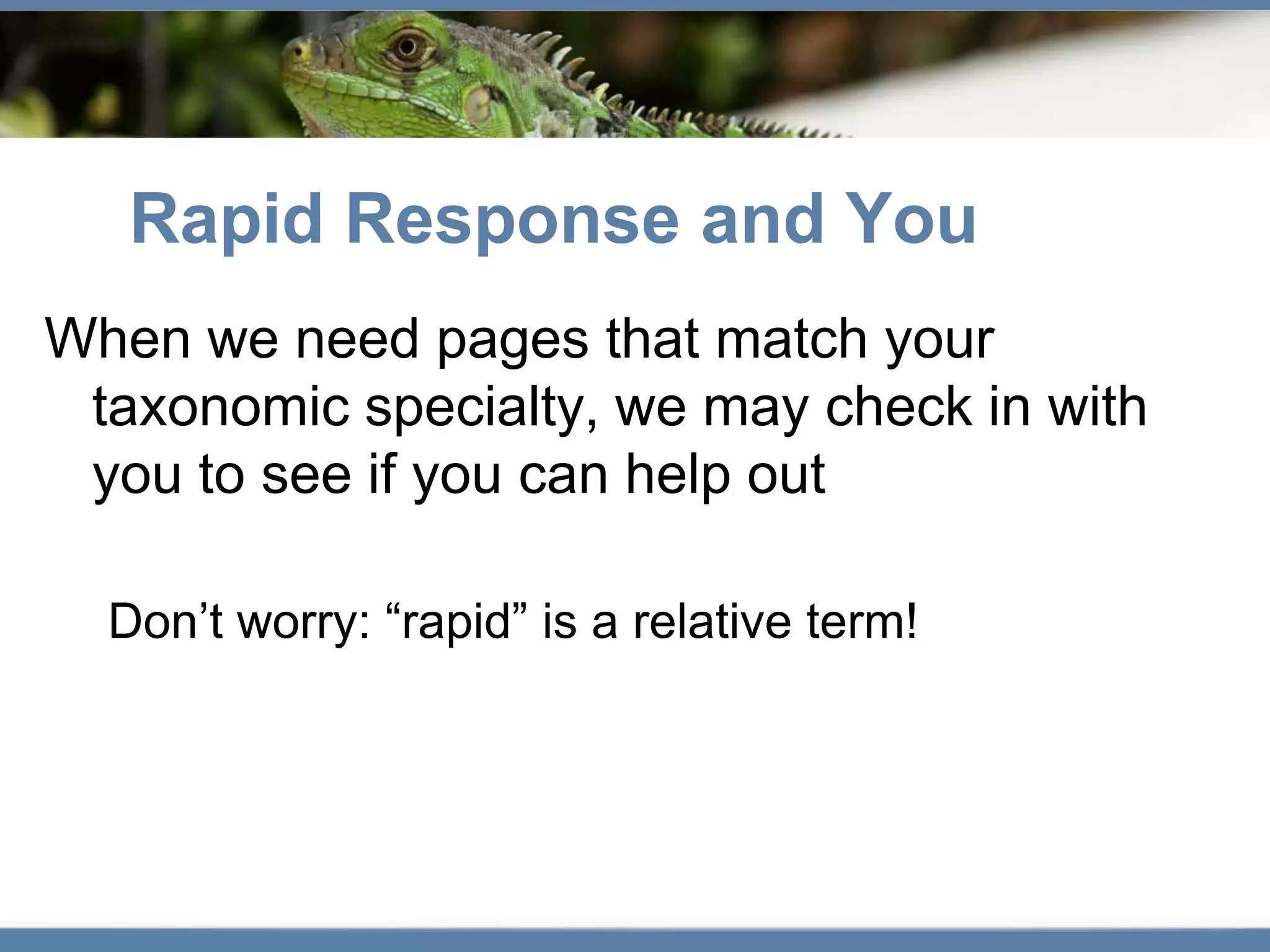 Eol 2010 rapid response | PPT