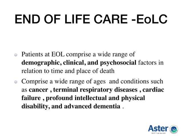End of Life Care -EoLC in ED | PDF