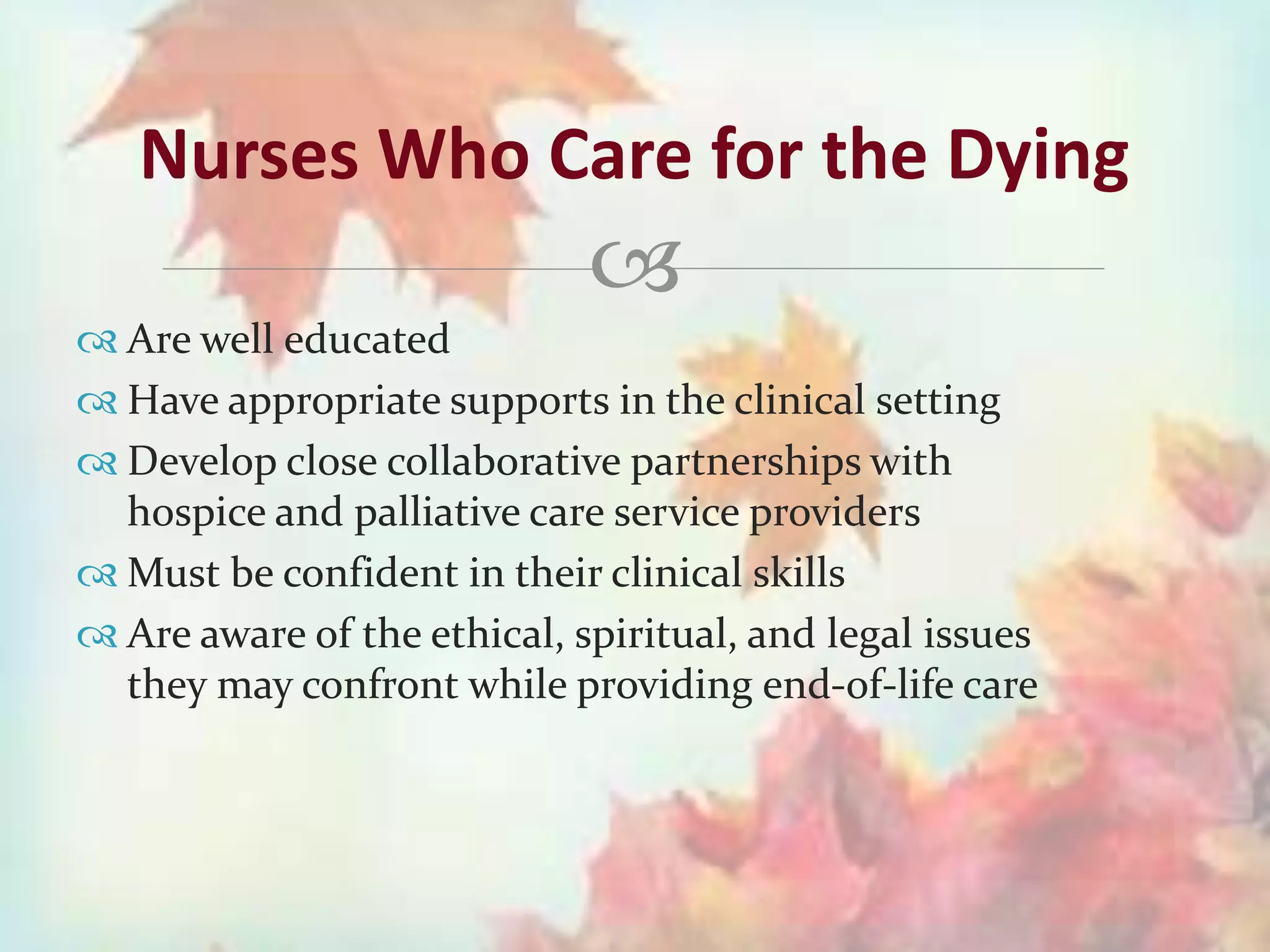 END OF LIFE CARE- all ages deserve quality end of life care | PPTX