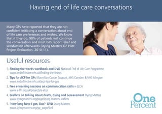 Identifying people at the end of life | PDF