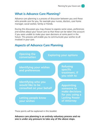 Planning for your future care | PDF