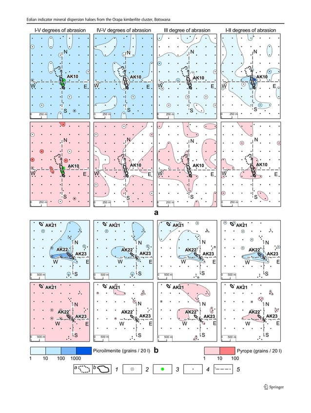 Eolian indicator mineral dispersion haloes from the Orapa kimberlite | PDF