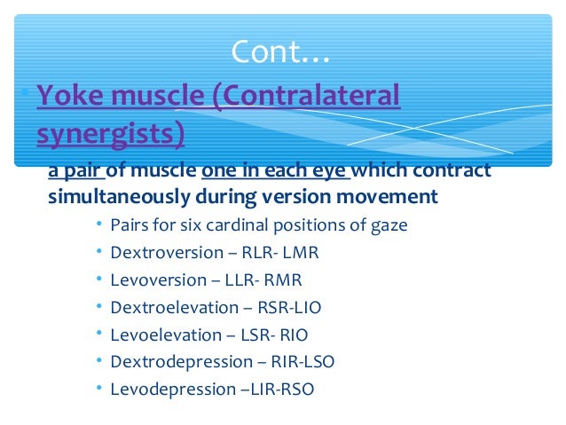 Extra Ocular Motility @Farhana.Islam