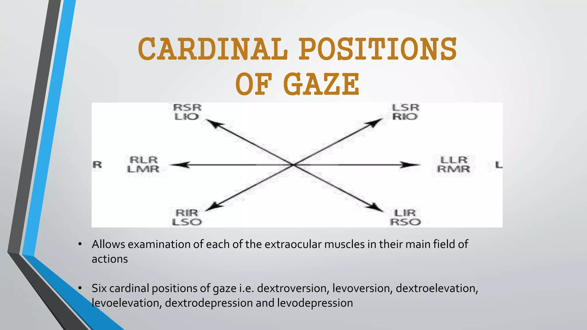 EXTRA OCULAR MUSCLES PHYSIOLOGY | PPTX