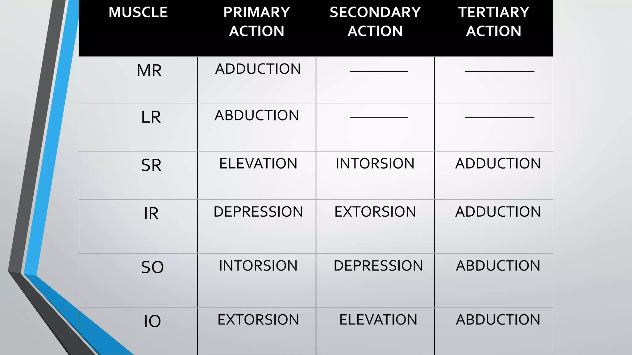 EXTRA OCULAR MUSCLES PHYSIOLOGY | PPTX