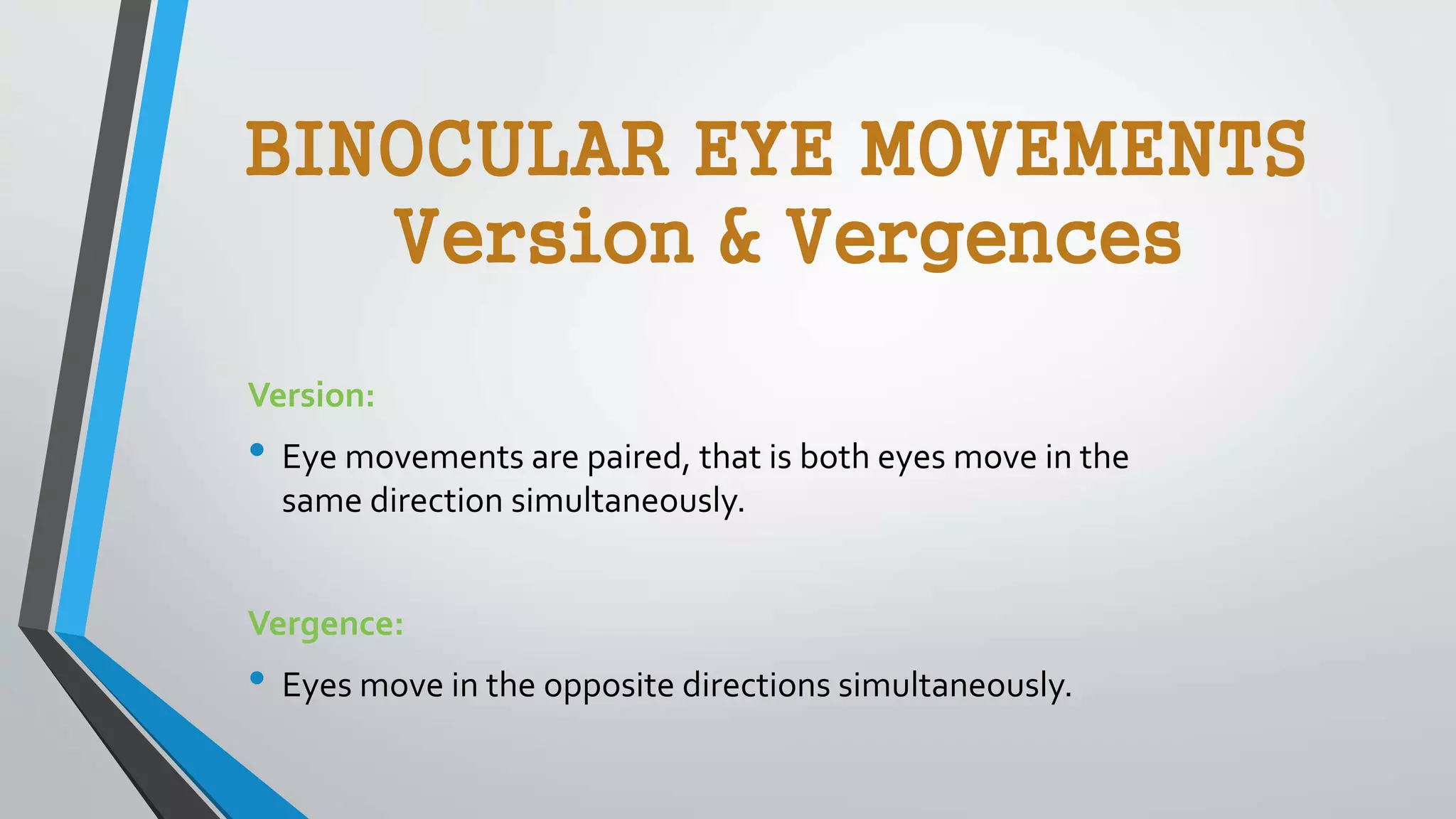 EXTRA OCULAR MUSCLES PHYSIOLOGY | PPTX