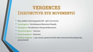 EXTRA OCULAR MUSCLES PHYSIOLOGY | PPTX