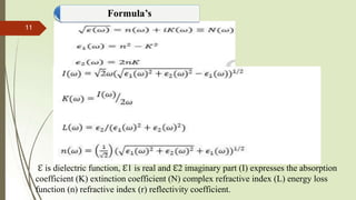 Optical properties of 2D materials | PPTX