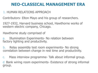 EVOLUTION OF MANAGMENT | PPT