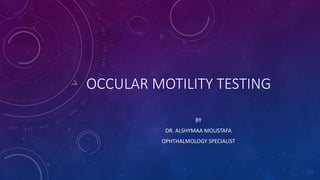 EOM test | PPTX