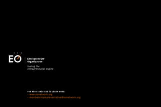 Eo New Member Benefits Brochure Web Version | PDF | Business Expos & Conferences | Events