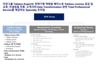 [Tableau Expert] 태블로를 활용한 빅데이터 시대의 Modern Analytics Platform | PDF