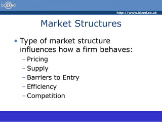 Eonomic structure and market structures.ppt