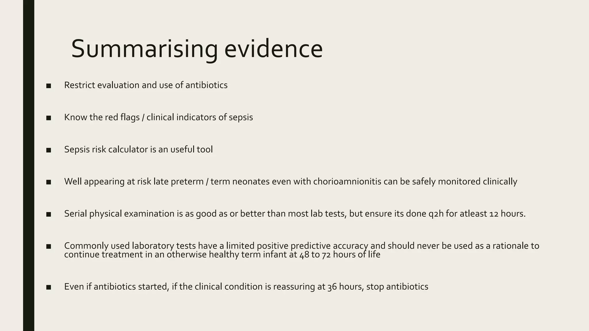 Early Onset Neonatal Sepsis questions and controversies | PPTX