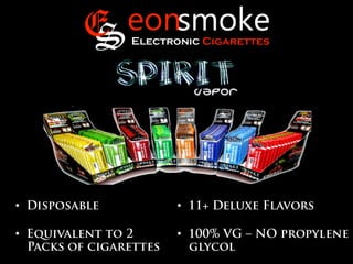Eonsmoke Electronic Cigarettes presentation 16
