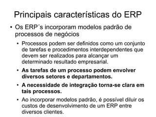 Sistema Integrado de Gestão Empresarial - ERP | PDF