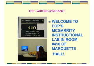 EOP --WRITING ASSISTANCE | PDF
