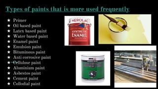 Emulsion and Oil paints | PPTX