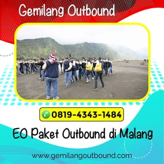 Outbound Leadership Training Bromo Malang | PDF