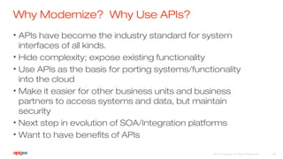 Modernizing an Existing SOA-based Architecture with APIs | PPT
