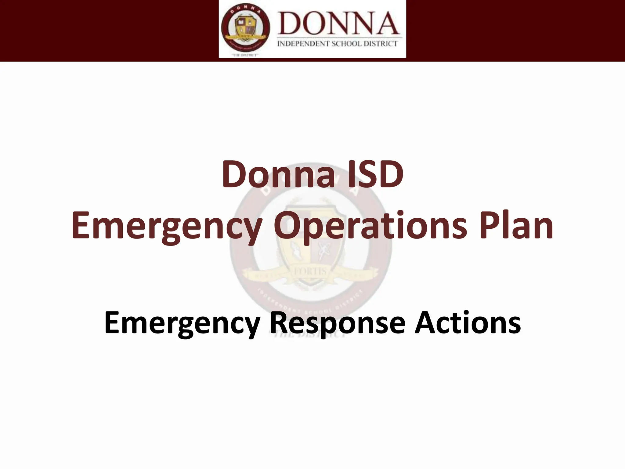 EMERGENCY OPERATION Presentation Plan ERA | PPTX