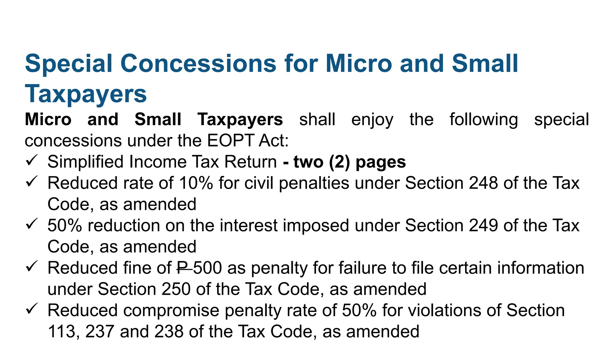 Ease of Paying Tax Law Republic Act 11976 | PPTX