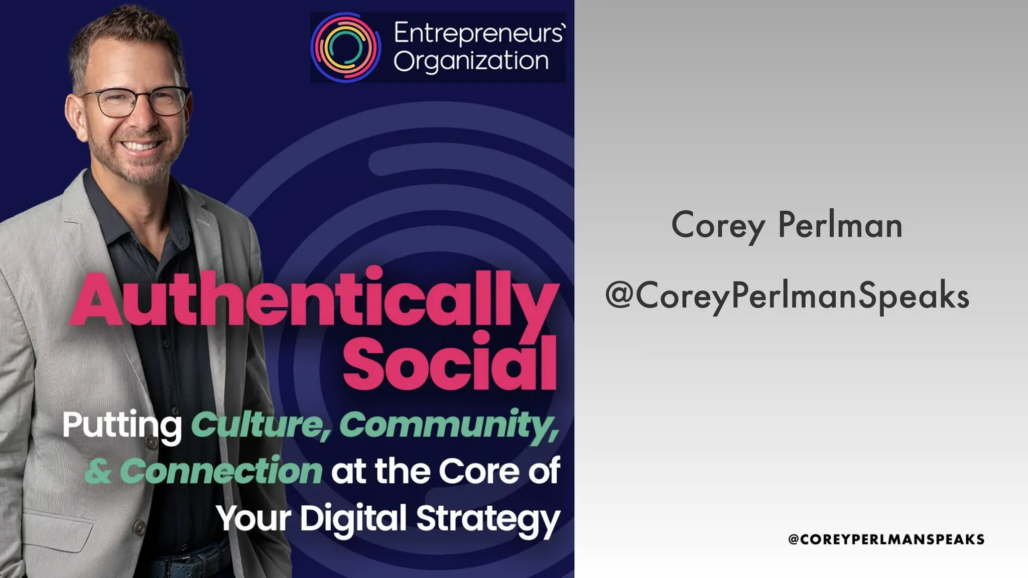 Authentically Social by Corey Perlman - EO Puerto Rico | PPT