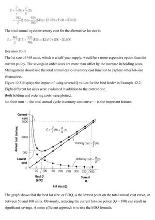 EOQ learning and calculation | DOC