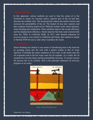 Enhanced oil recovery - Lecture 1 | PDF