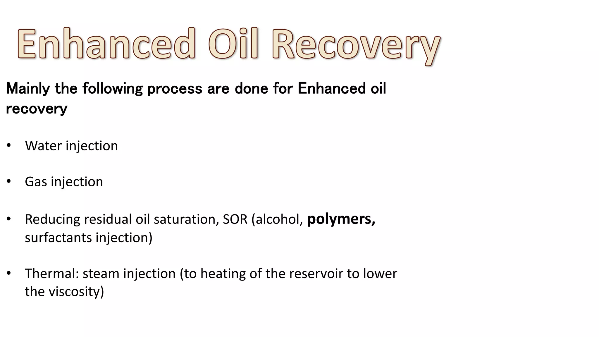 Enhanced Oil Recovery EOR using flooding polymer ( Polyacrylamide ) | PPTX