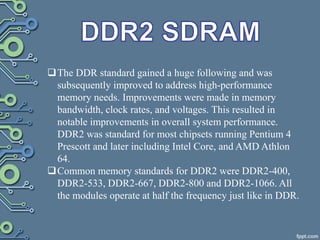 evolution of random access memory | PPT